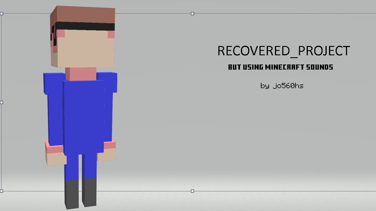 Recovered Project but using minecraft sounds (FNF Dave & Bambi Golden ...