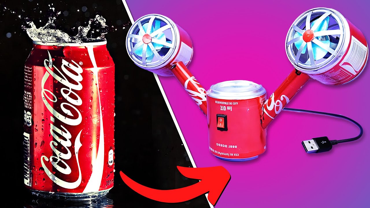 🔥TURNING A COKE CAN TO A FAN! #37 - YouTube