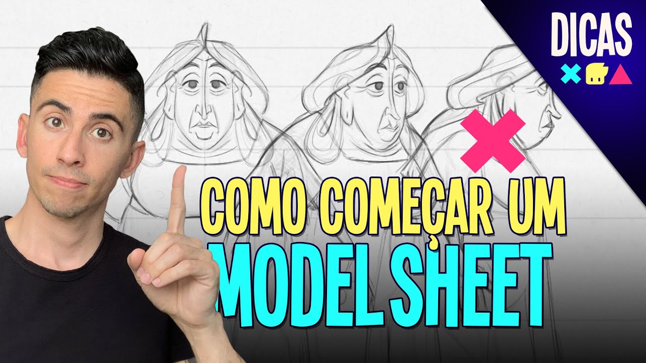 COMO COMEÇAR O MODEL SHEET - YouTube