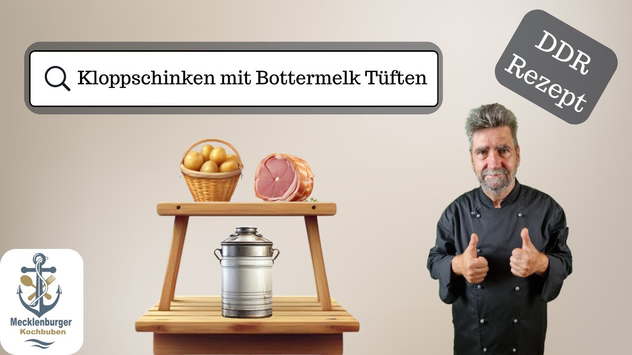DDR Kloppschinken mit Bottermelk Tüften Rezept - YouTube