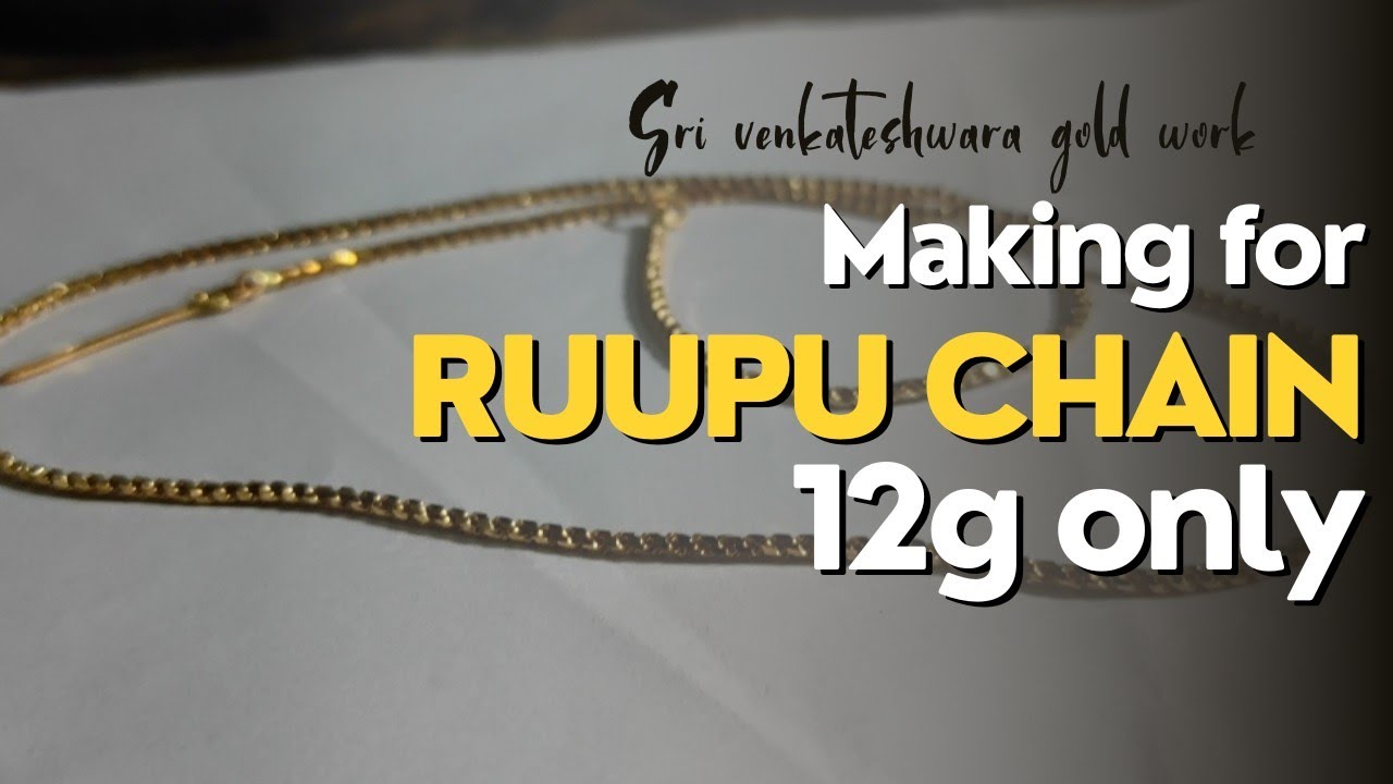 12 grams lightweight nulaka thadu making//#goldmodels #goldwork # ...