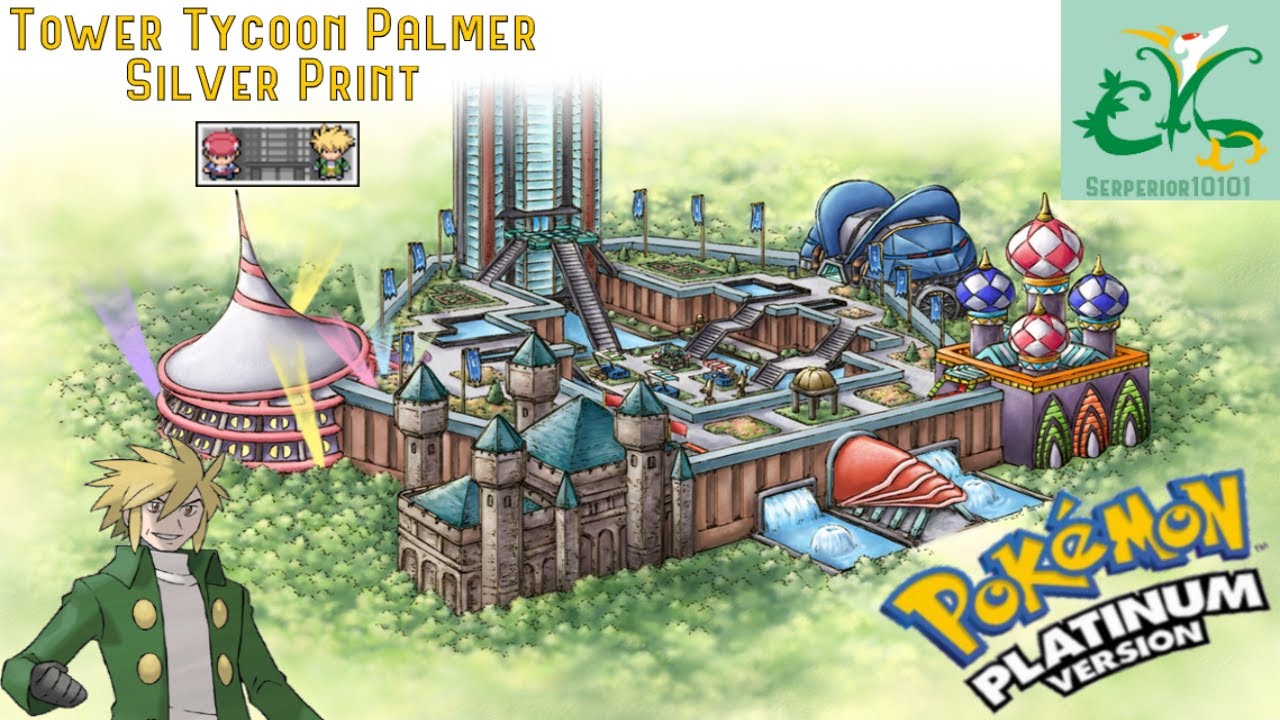 Pokemon Platinum Battle Frontier Quest: Tower Tycoon Palmer (Silver ...