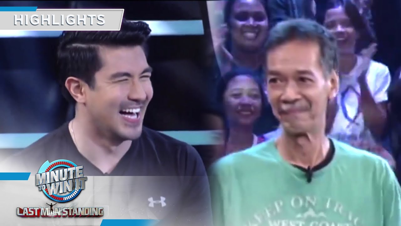 Luis notices the 'lumot' outfit of Brod Pete | Minute To Win It - YouTube