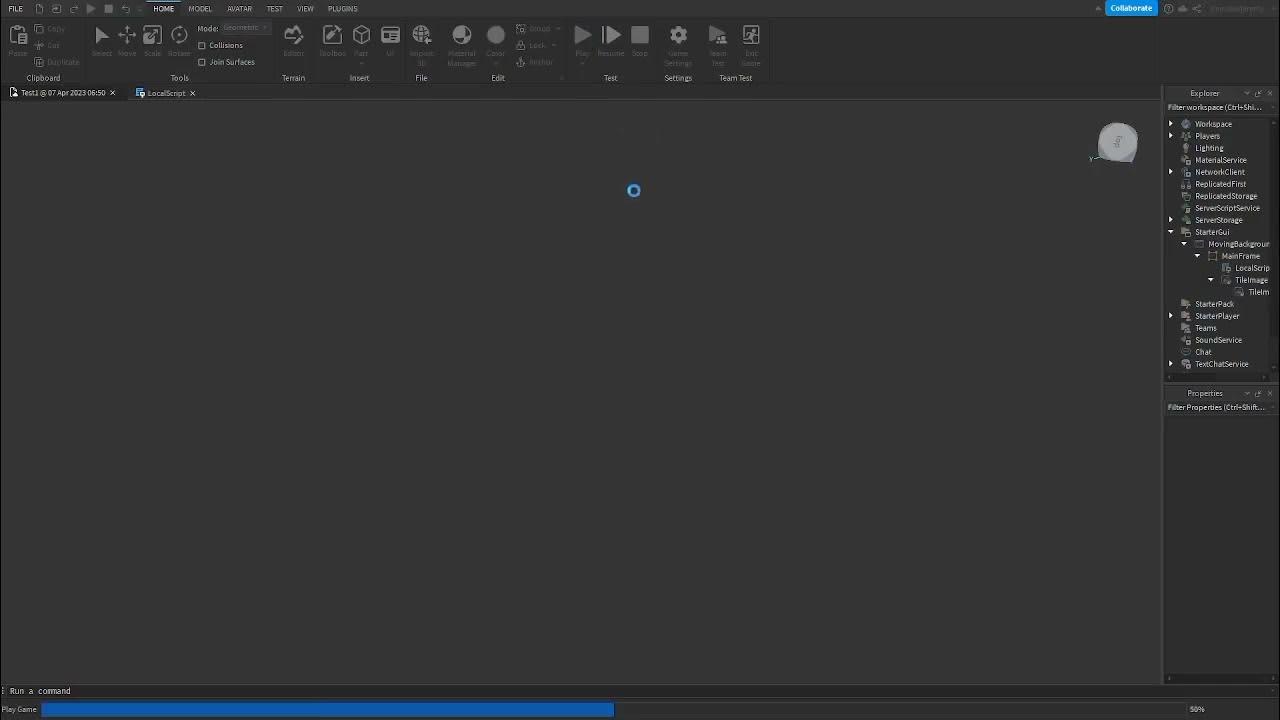 Moving Background in Roblox Studio - YouTube