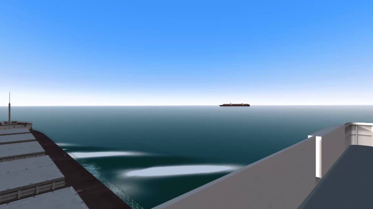 COLREGs - Rule 17 - Scenario: Crossing PORT 70° (reducing speed ...