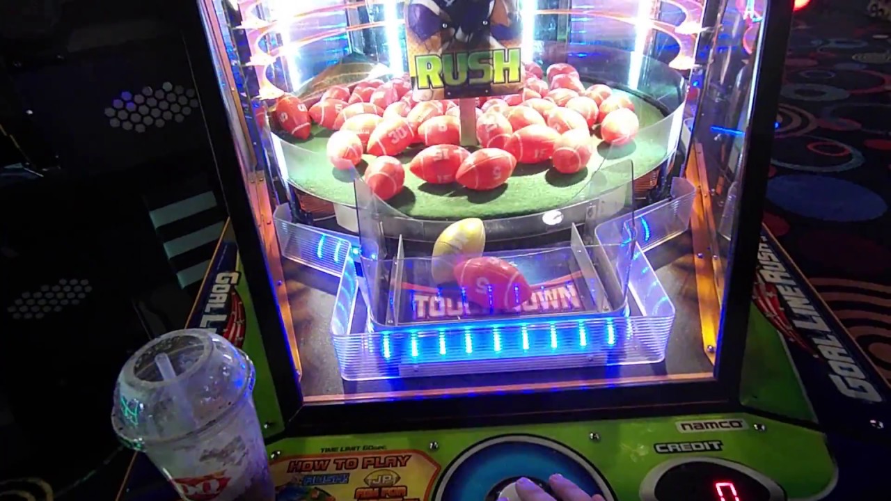 Goal Line Rush Arcade Game JACKPOT WIN #4 (At Round1 in Taunton, MA ...