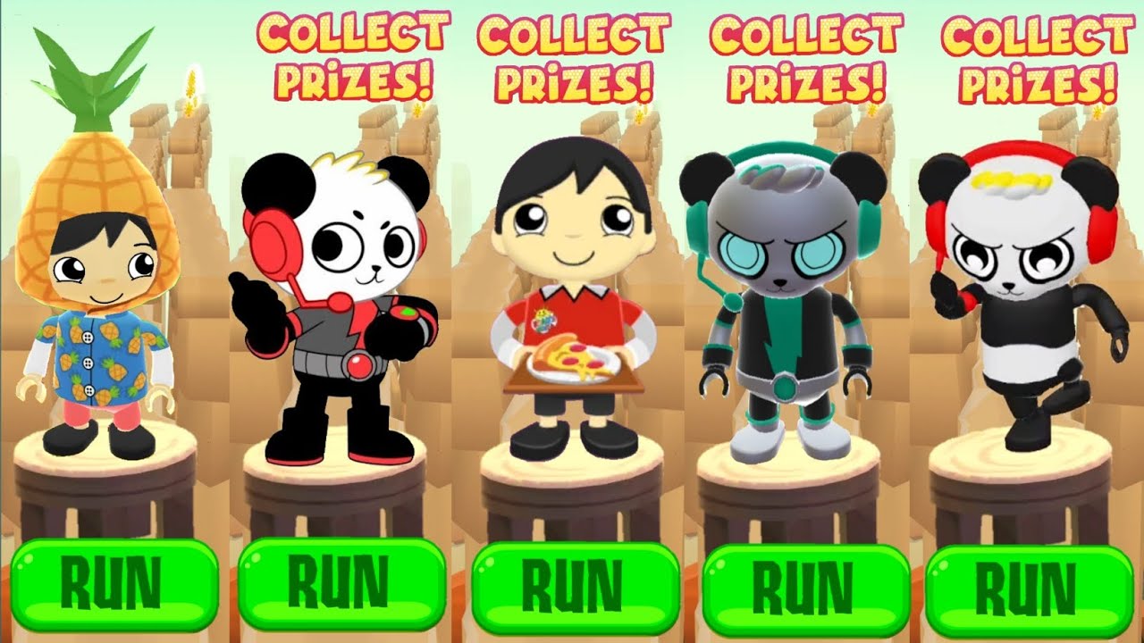 TAG WITH RYAN - COMBO PANDA RYAN || RED T-SHIRT RYAN || WALKTHROUGH ...