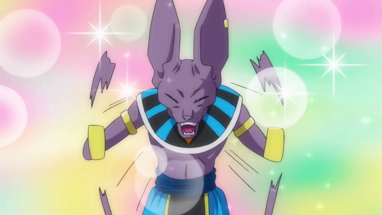 Beerus eats earth food - YouTube
