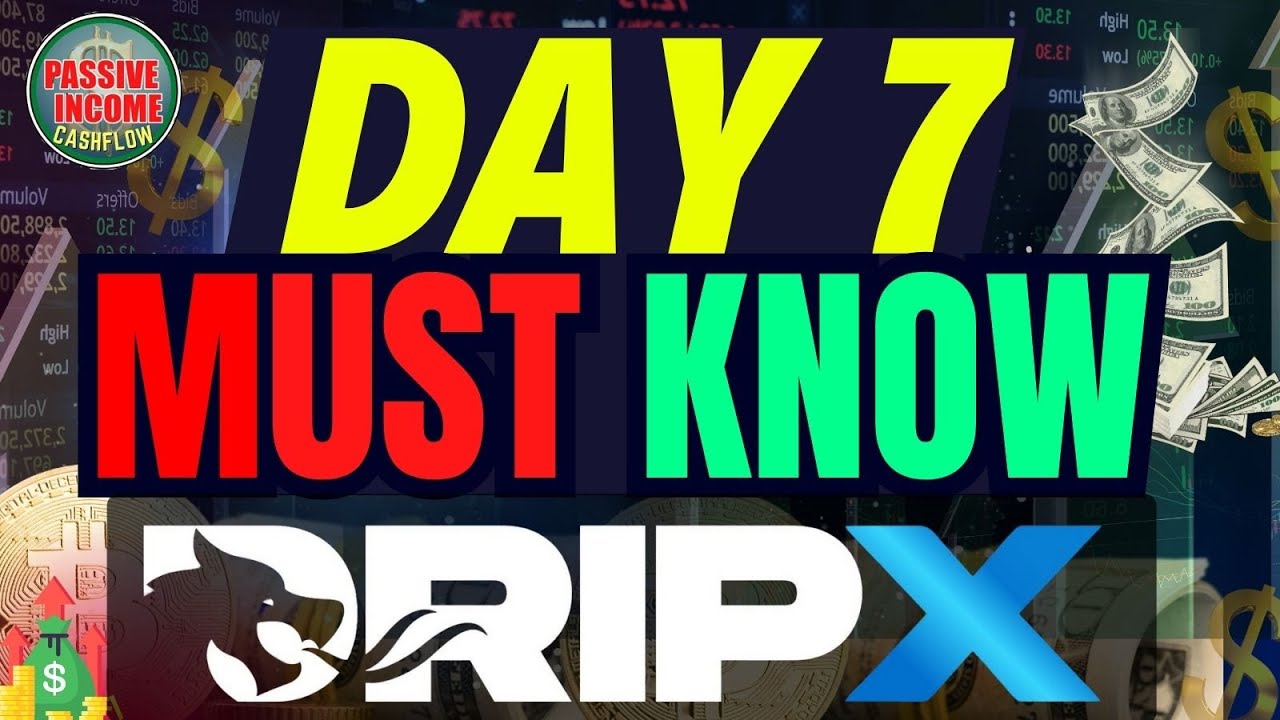 DripX - The Day before 8th | A Must Know in DripX | Crypto Defi - YouTube