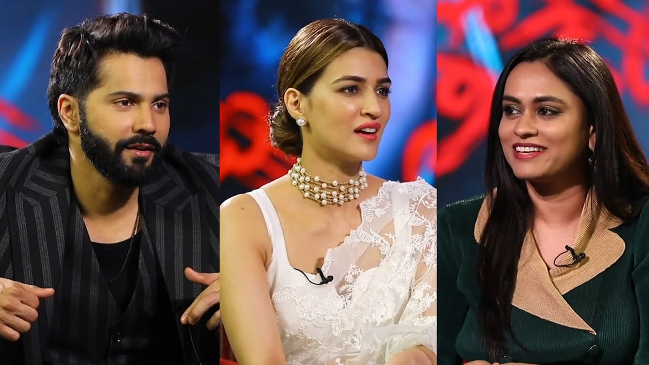 Bollywood Star Hero Varun Dhawan | Kriti sanon special Interview ...