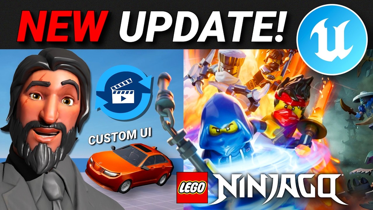 LEGO NINJAGO, Custom Vehicle UI, Discover Update & More in Fortnite ...