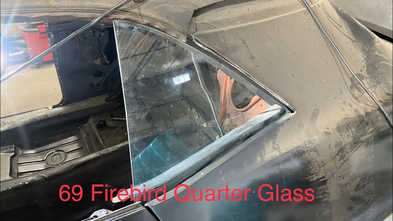 1969 Pontiac Firebird Quarter Glass, Window Track and Window Regulator ...