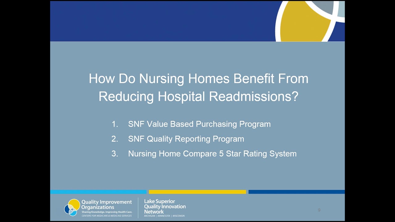 Learning Session 6: Reducing Hospital Admissions to Improve Resident ...