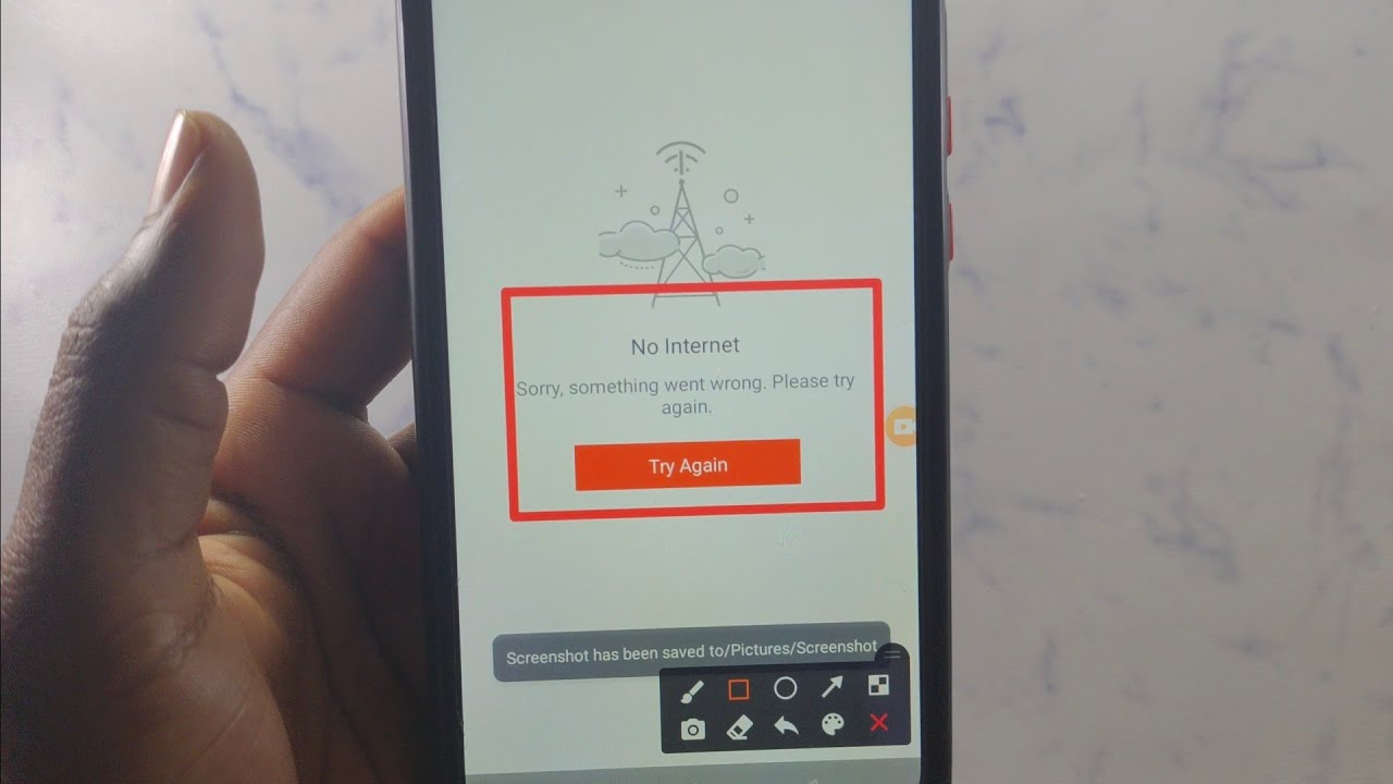How to fix No Internet Sorry, something went wrong. Please try problem ...