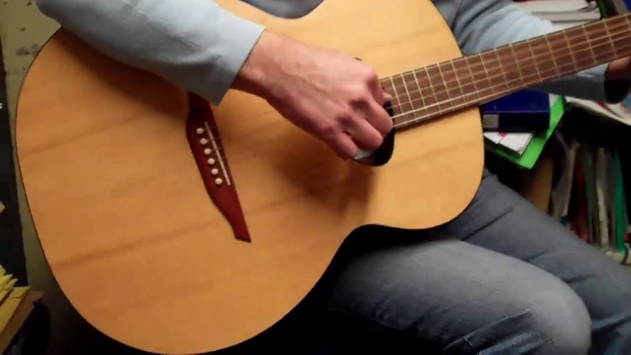 Rob Armstrong handmade six-string acoustic guitar made in 1994 - YouTube