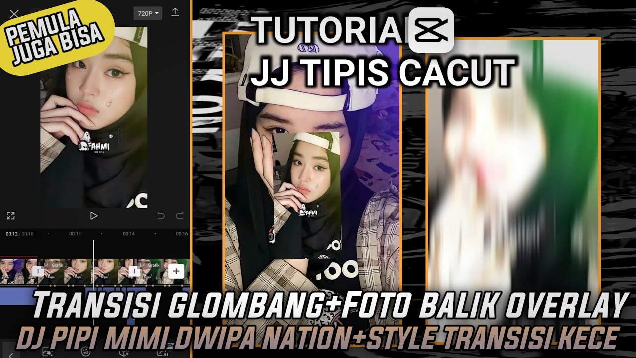 TUTORIAL||EDIT JJ TIPIS CAPCUT STYLE JJ SIMPEL TAPI KECE//DJ PIPI MIMI DWIPA NATION - YouTube