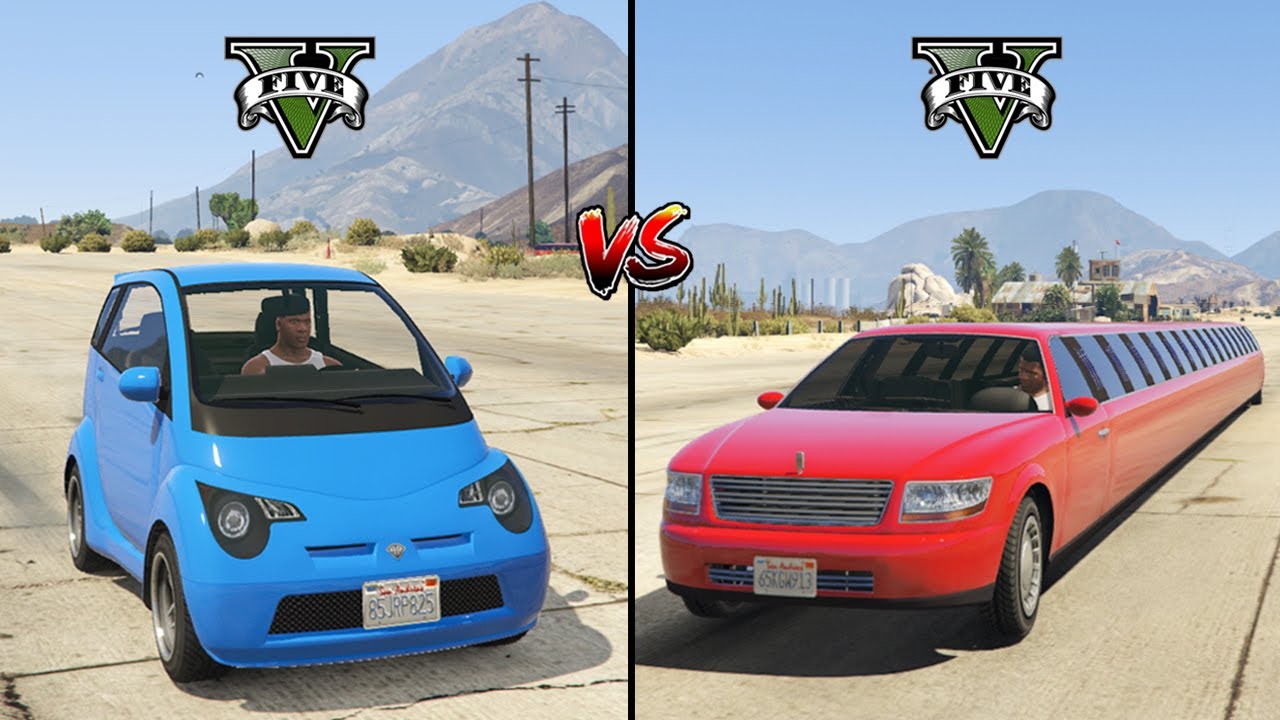 Gta 5 small Car Vs Gta 5 Longest Car - Which Is Best? - YouTube