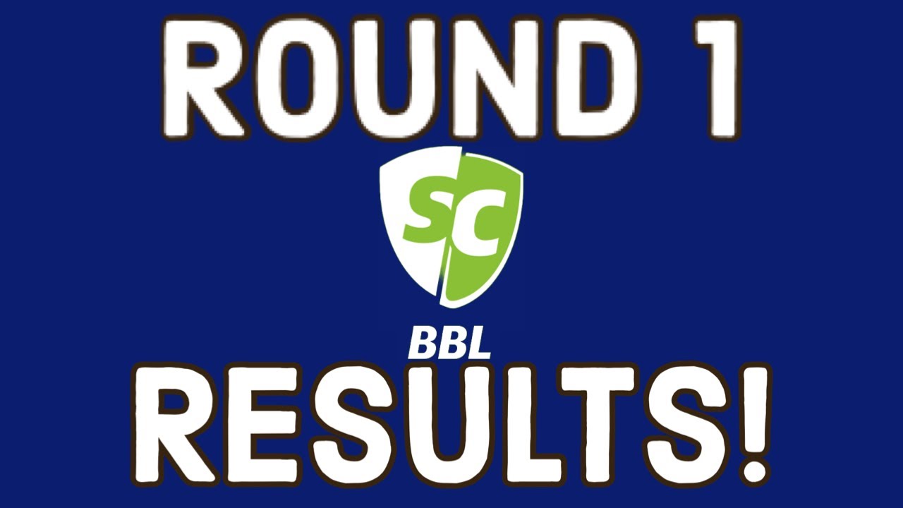 Solid BBL Supercoach Round 1!! - YouTube
