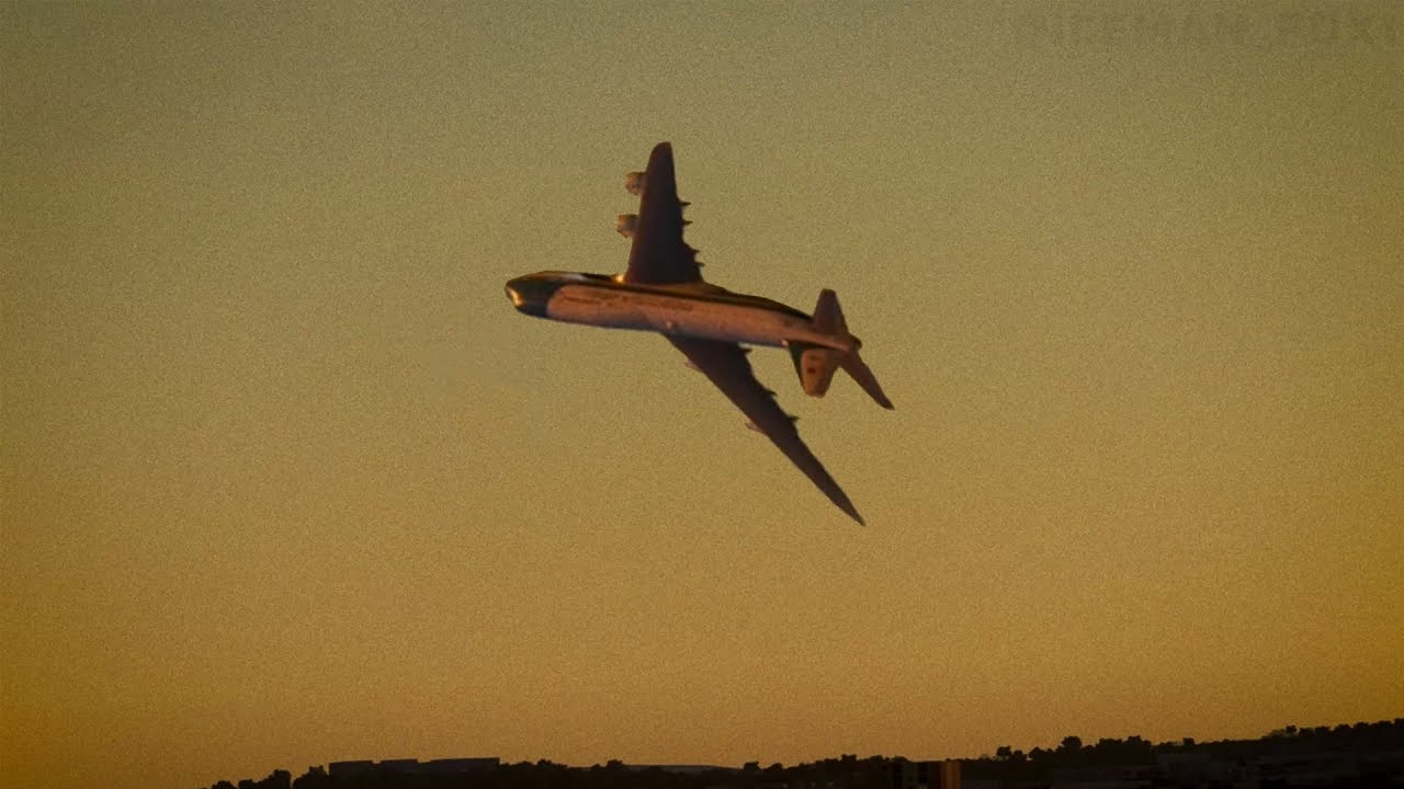 Air Force One conducting a maximum power takeoff and impressive ...
