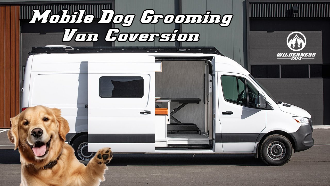 The Waggin' Wagon: A Mobile Dog Grooming Van Conversion - YouTube