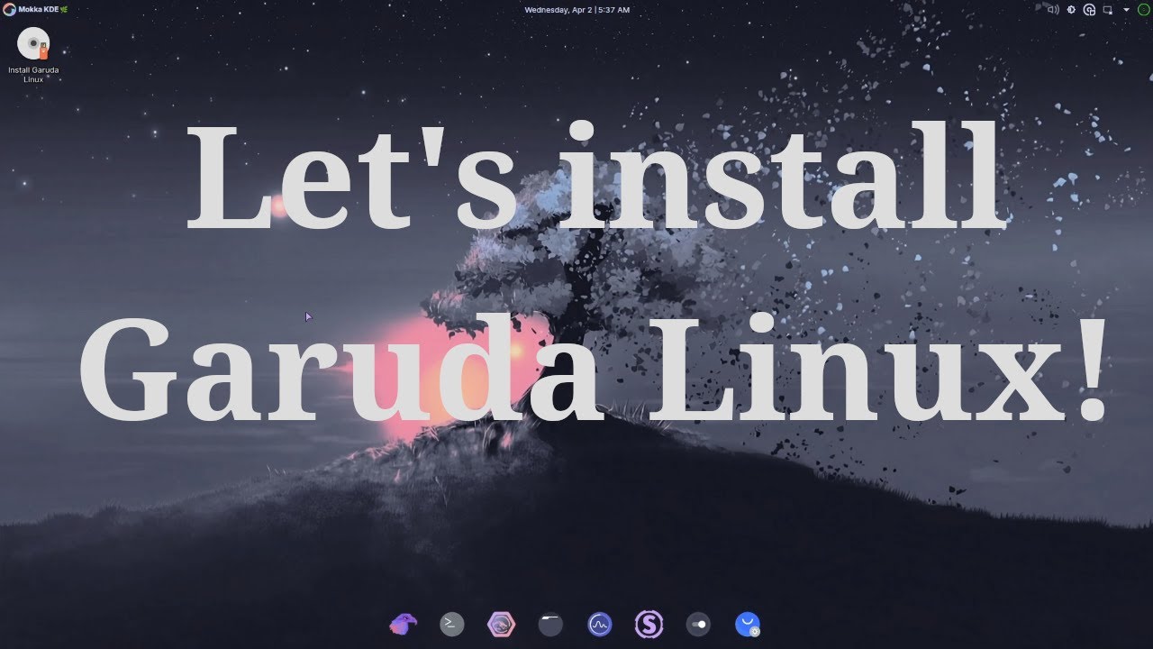 Let's install Garuda Linux! - YouTube