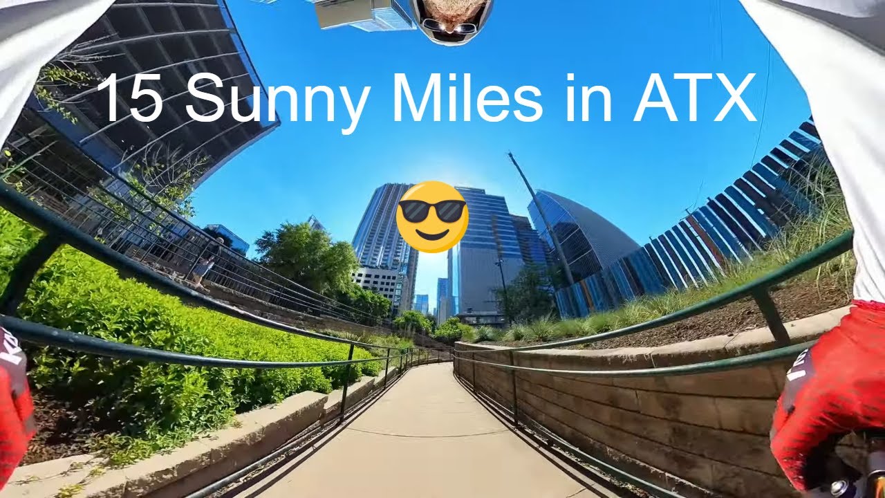 Austin TX cycling Raw footage 15 Mile Loop - YouTube
