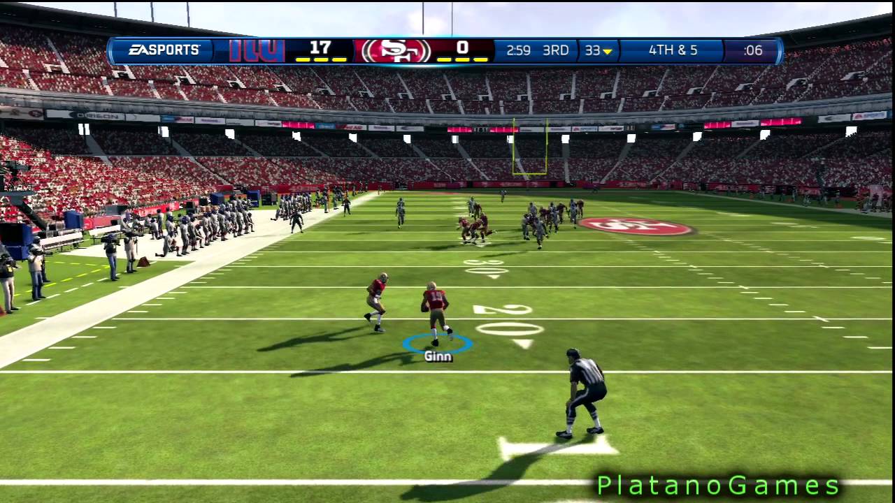 82 Yard Punt Return Touchdown By Ted Ginn Jr. - Madden NFL '13 - San ...