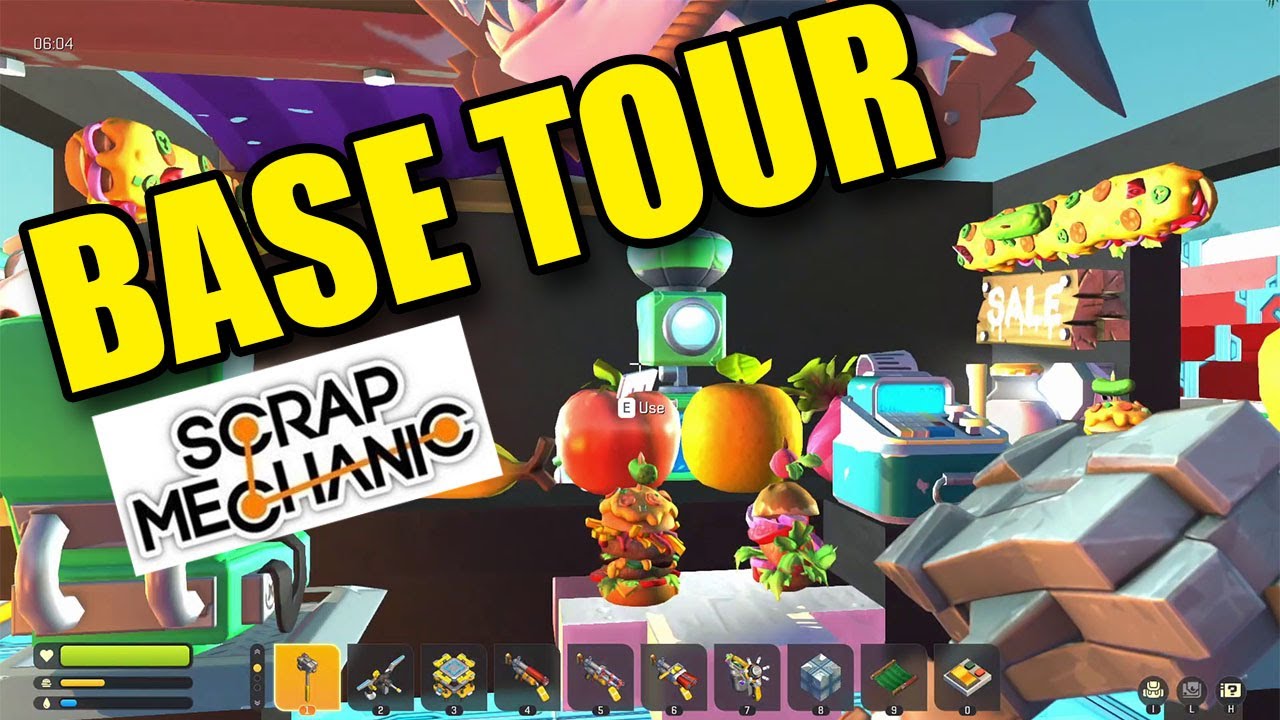 Scrap Mechanic Base Tour!!!! - YouTube