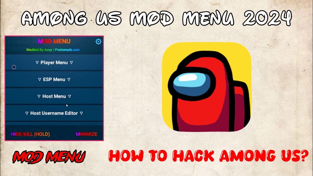 AMONG US MOD MENU | HOW TO HACK AMONG US | AMONG US HACK - YouTube