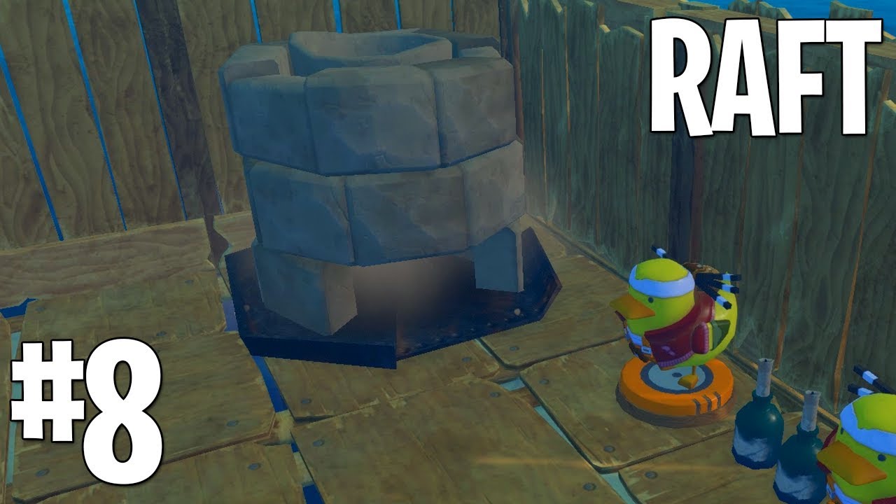 FIZEMOS UMA FUNDIÇÃO E MELHORAMOS NOSSO BARCO ! - Raft Temp. 2 Ep. 8 ...