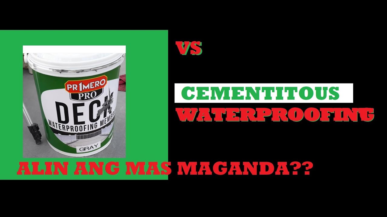 Primero Pro Deck Concrete Cement waterproofing - YouTube