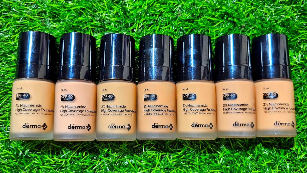 dermaco high coverage Foundation all 7 shades review | RARA ...