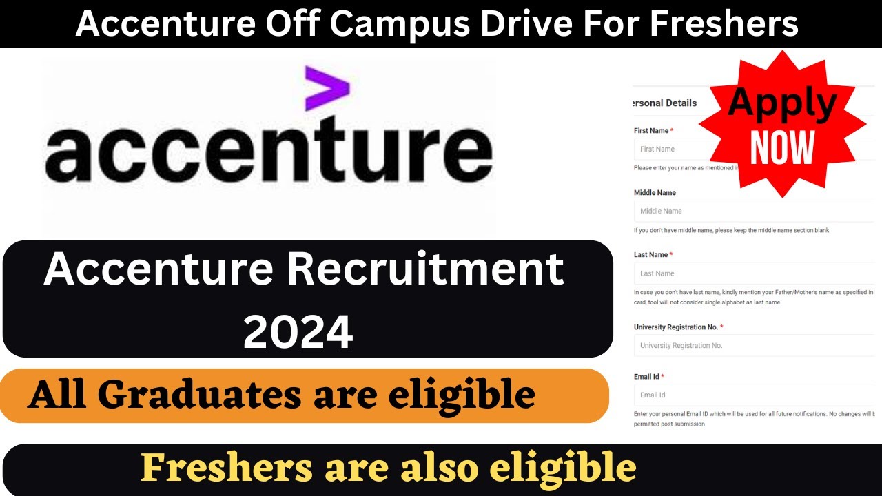Accenture Bulk Recruitment 2024 | Accenture Is Hiring | All Graduates ...