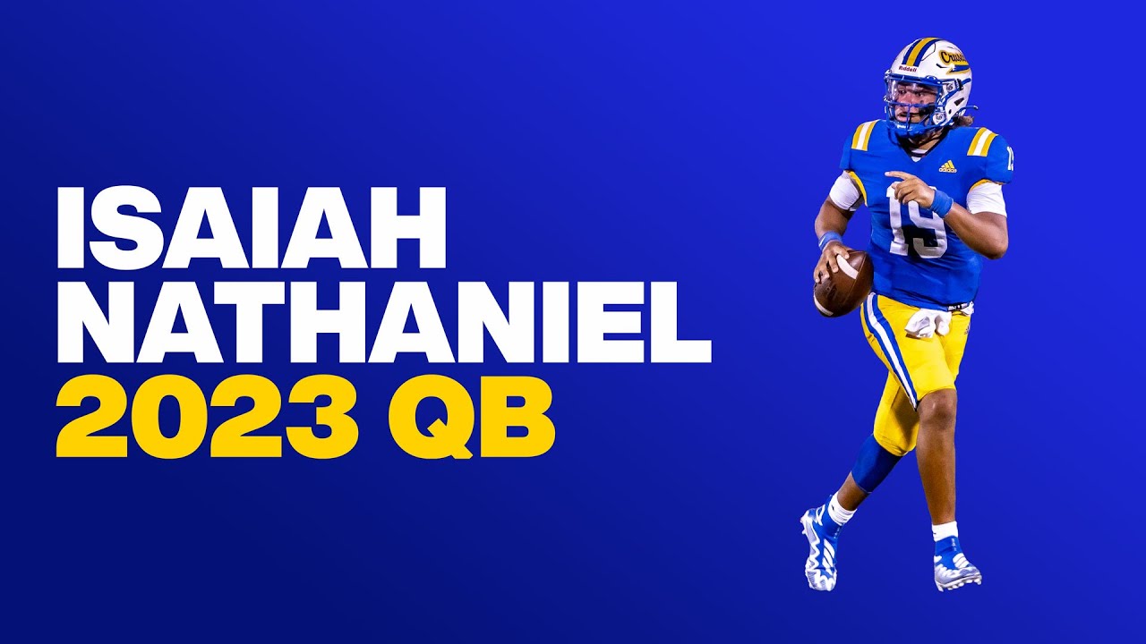 Isaiah Nathaniel - Regular Season Highlight Film - YouTube