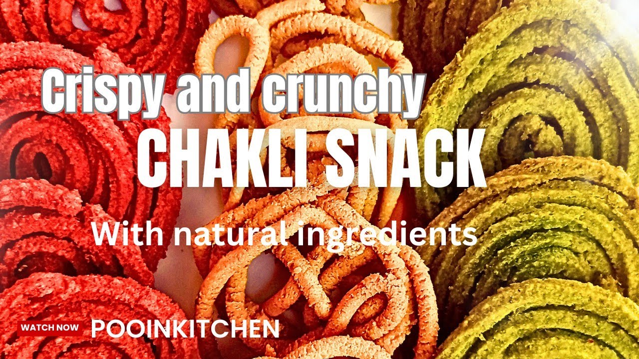 Crispy and Crunchy Chakli snack using natural ingredients # ...