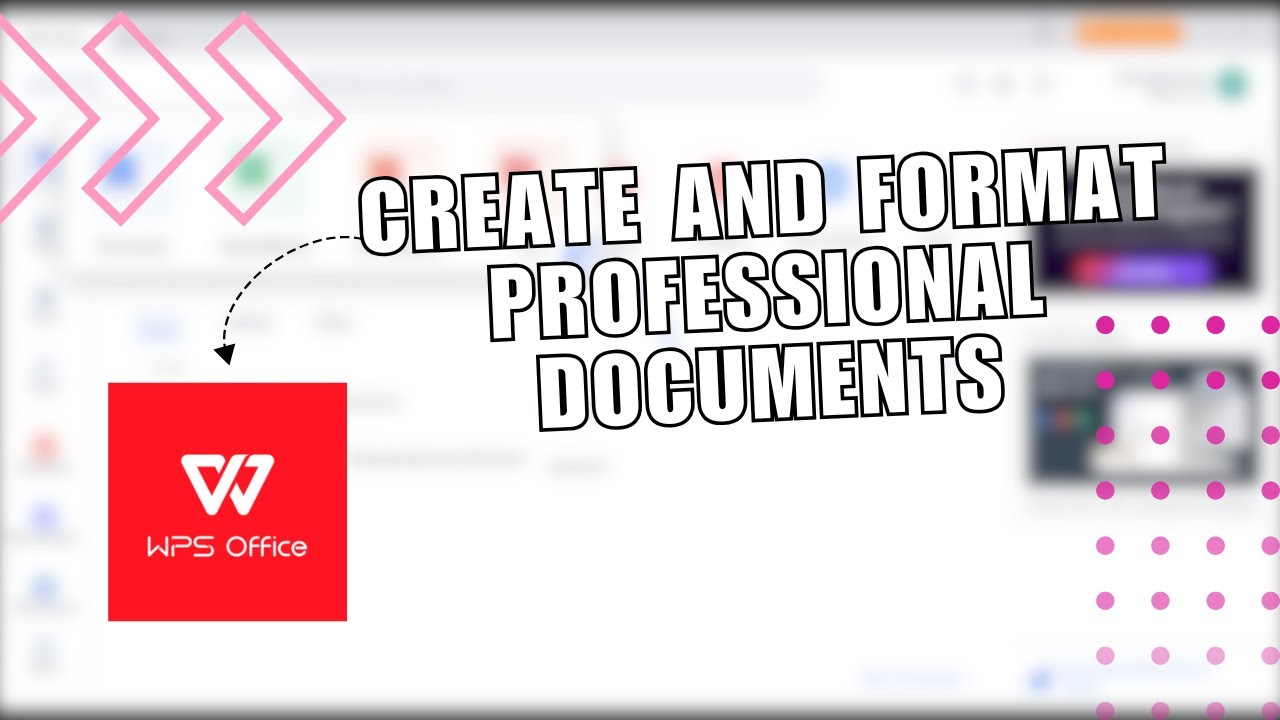How to Create and Format Professional Documents in WPS Writer - YouTube