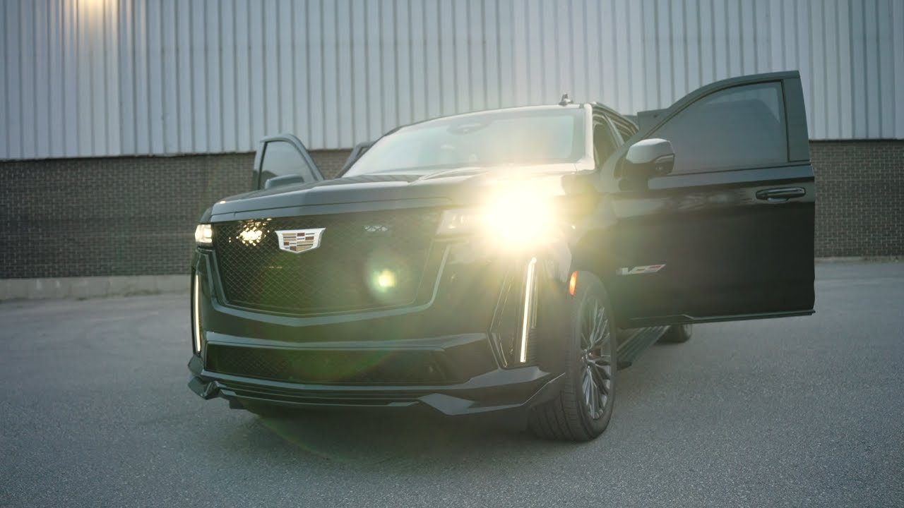 Armored Cadillac Escalade V by Exec Armor - YouTube