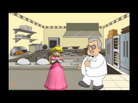 Princess Peach Eats Trays and Gets Grounded - YouTube