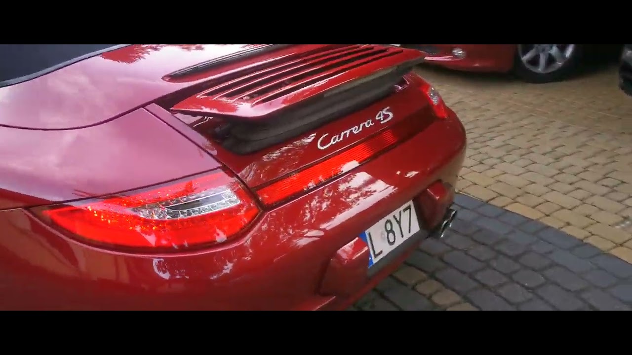 Porsche. Carrera 4S 997.2 Ruby red PDK - YouTube