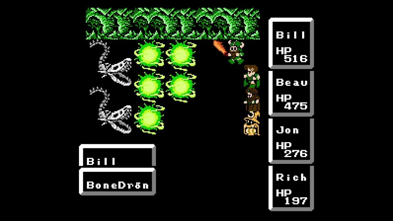 Class Upgrades Courtesy of Bahamut | NES Hack Final Fantasy in Another ...