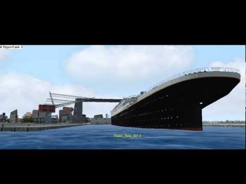 Titanic Launch ( Virtual Sailor ) in colors - YouTube