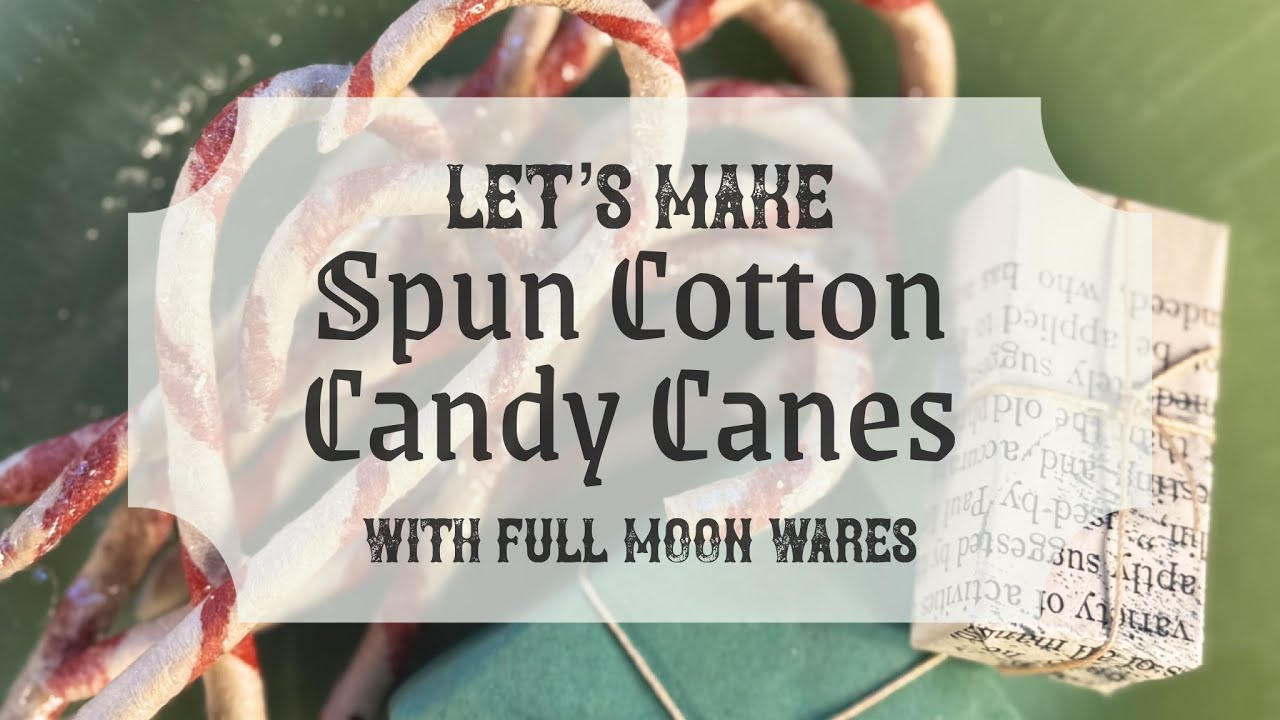 "Let's Make Spun Cotton Candy Canes" | Easy DIY Christmas Craft ...