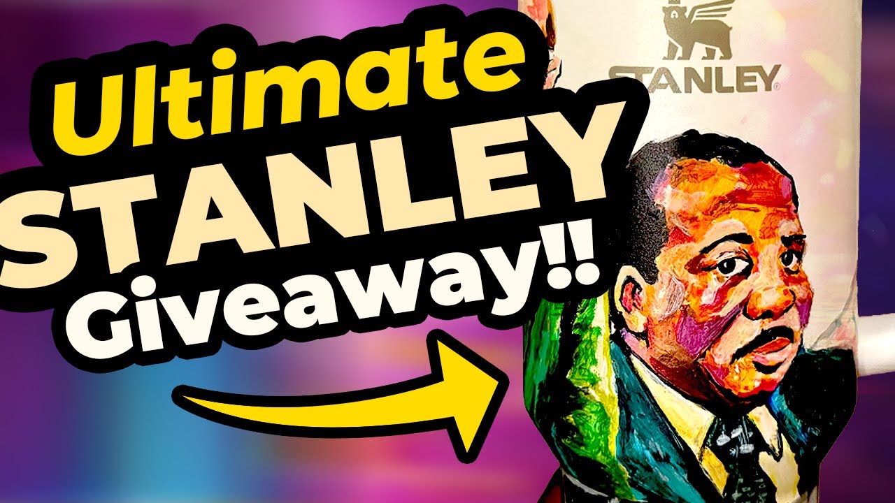 Win a FREE custom painted Stanley Tumbler! GIVEAWAY!! - YouTube