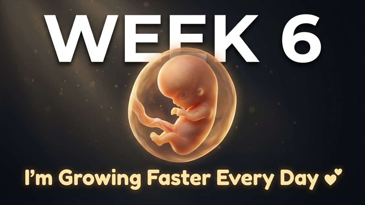 Pregnancy Week 6: Brain Growth & Limb Buds Form | 3D Fetal Development ...