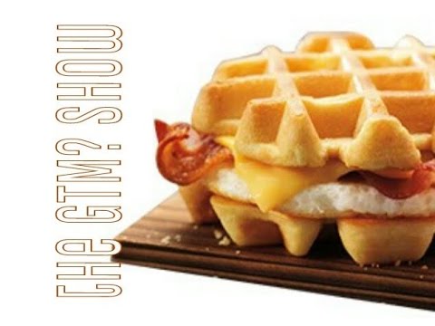 GTM? - Dunkin Donuts Belgian Waffle Breakfast Sandwich - YouTube