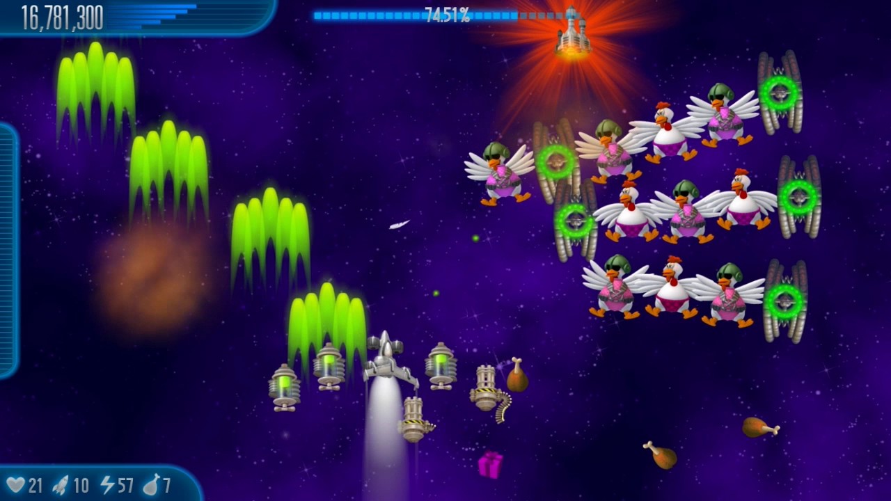 BANH BEO BOY/ CHICKEN INVADERS 5 BOD SILVER CRAVING FOR CHICKENS R6 ...