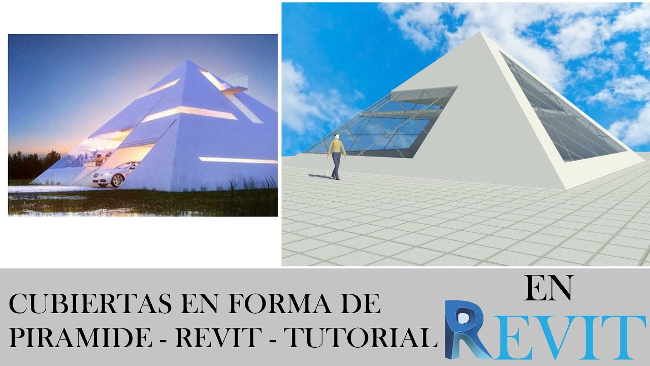 COMO HACER CUBIERTA EN FORMA DE PIRAMIDE REVIT - TUTORIAL - YouTube