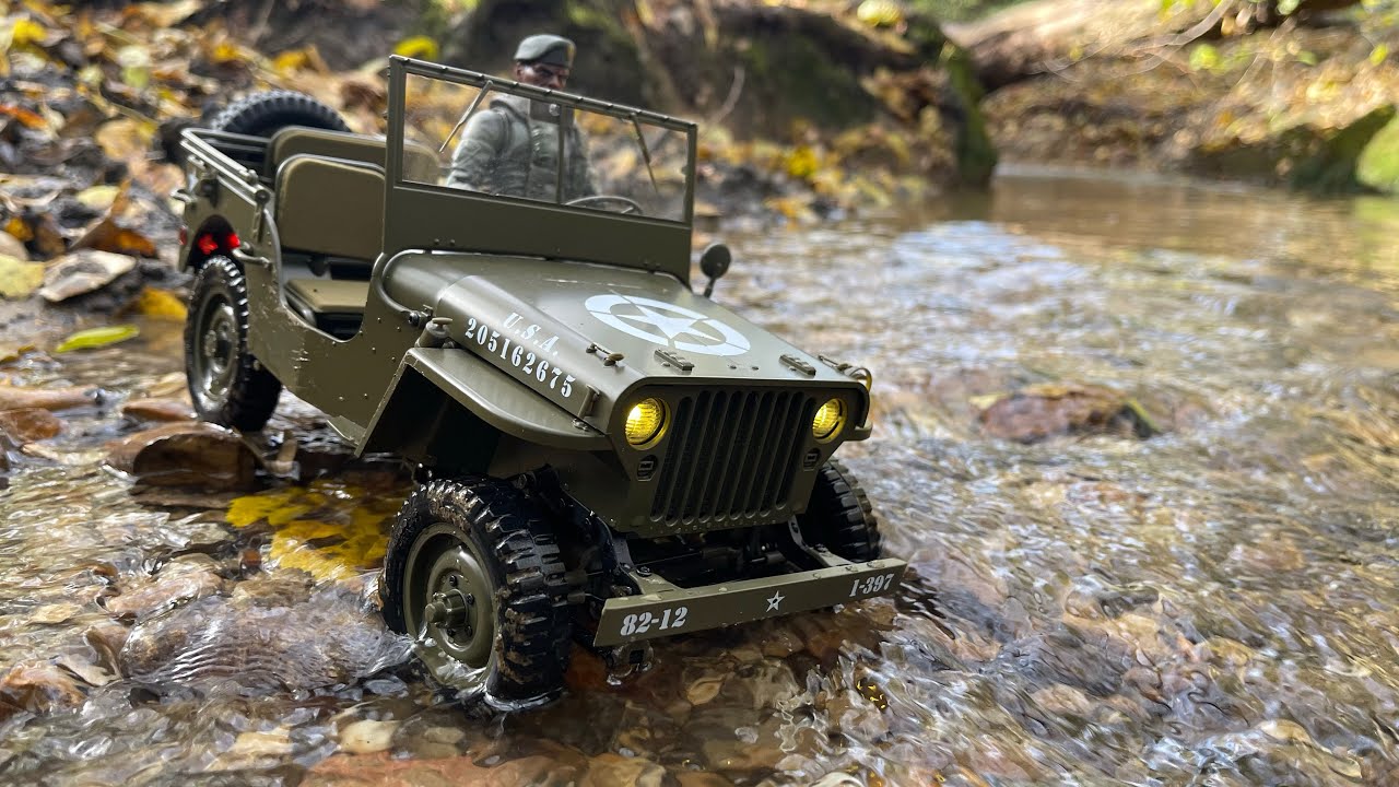RC Willys Jeep vs Nature; Conquering the Wilderness - YouTube