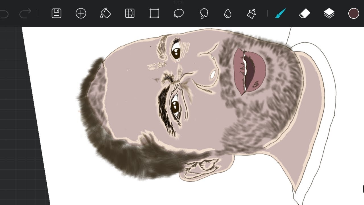 Creating a portrait using HI PAINT - YouTube