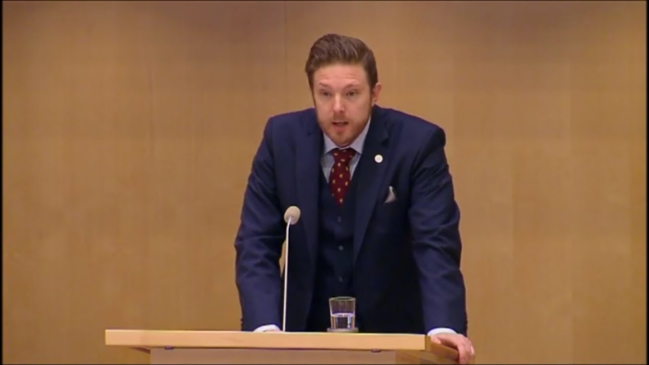 Josef Fransson (SD) Näringspolitik 2015-03-18 Sverigedemokraterna - YouTube